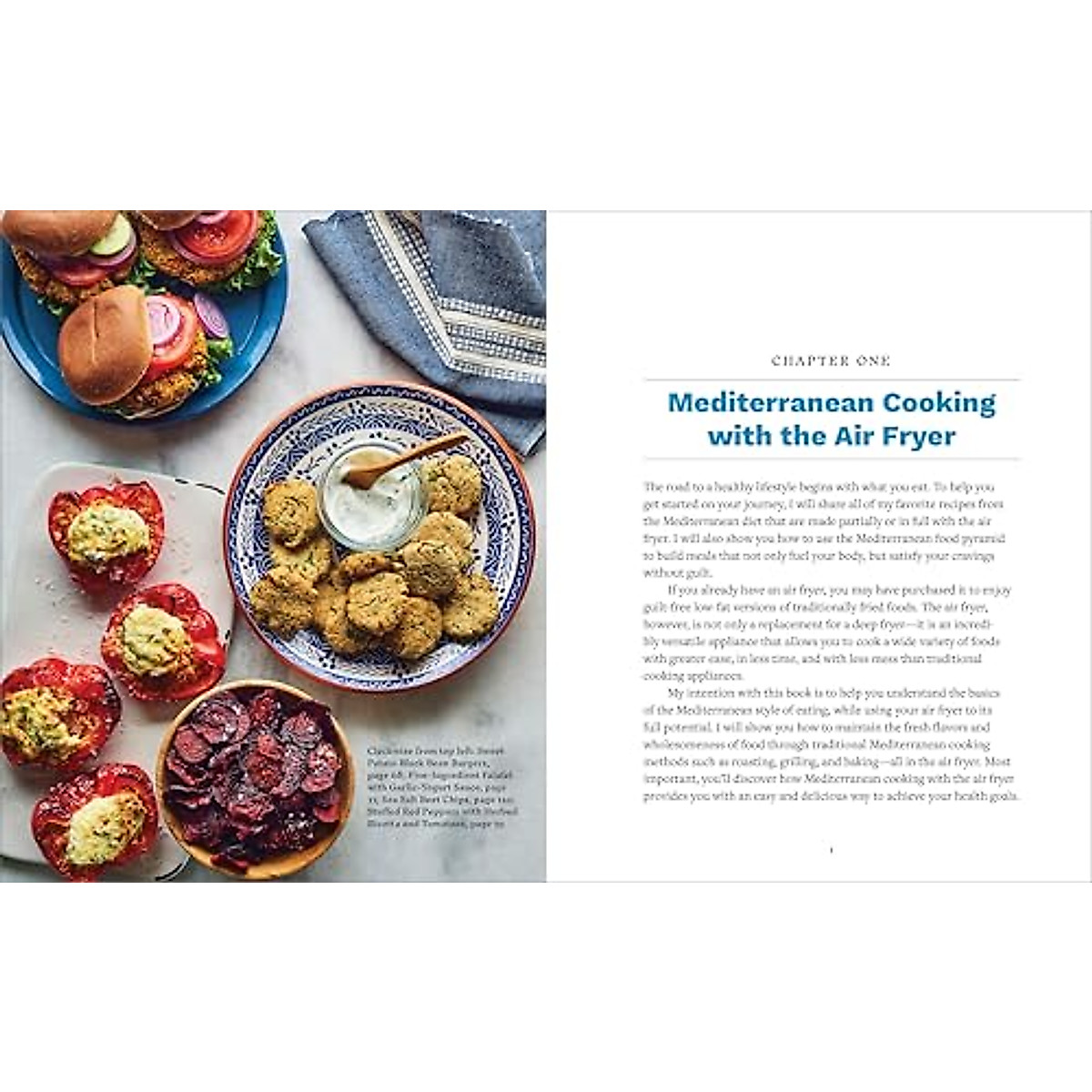 Mediterranean Air Fryer: 95 Healthy Recipes to Fry, Roast, Bake, and Grill