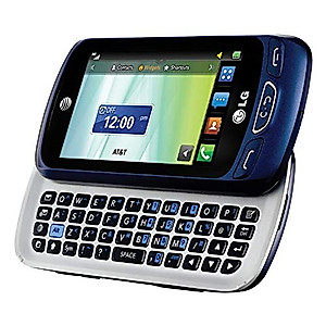 LG Xpression C410 Qwerty Keyboard Slider Cellphone GSM Unlocked - Blue