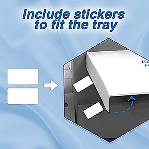 Olanmark 10 Pack Disposable Airplane Tray Covers Set - Each Airplane Travel Table Cover is Individually Packed - One Size Fits Most Seats