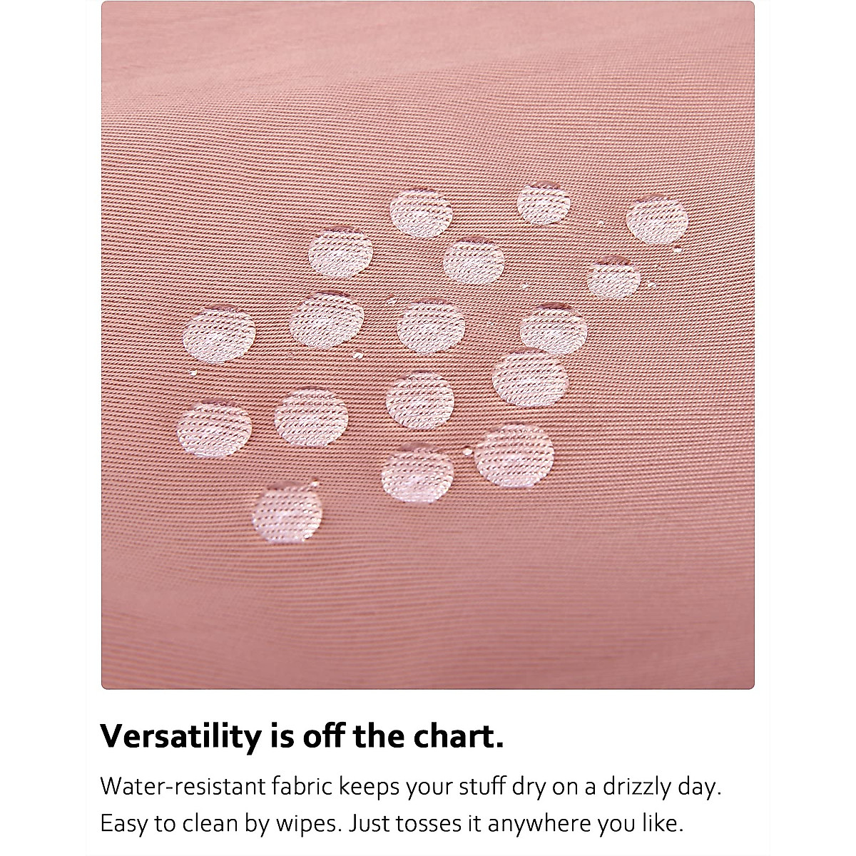 HotStyle Casual Daypack Backpack for Tween & Teen Girls, Multipurpose Middle School Bag Bookbag, Dome Top, Plain, Rose Gold