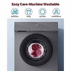 RELX Massage Chair Cover, Full Body Shiatsu Massage Chair Cover with Drawstring, Waterproof & Dustproof Cover, Removable Shield, Storage, Machine Washable (Red)