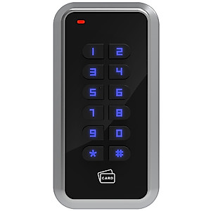 UHPPOTE 125khz Wiegand 26/34 Bits Card Reader Keypad Metal Enclosure Outdoor Rated IP65