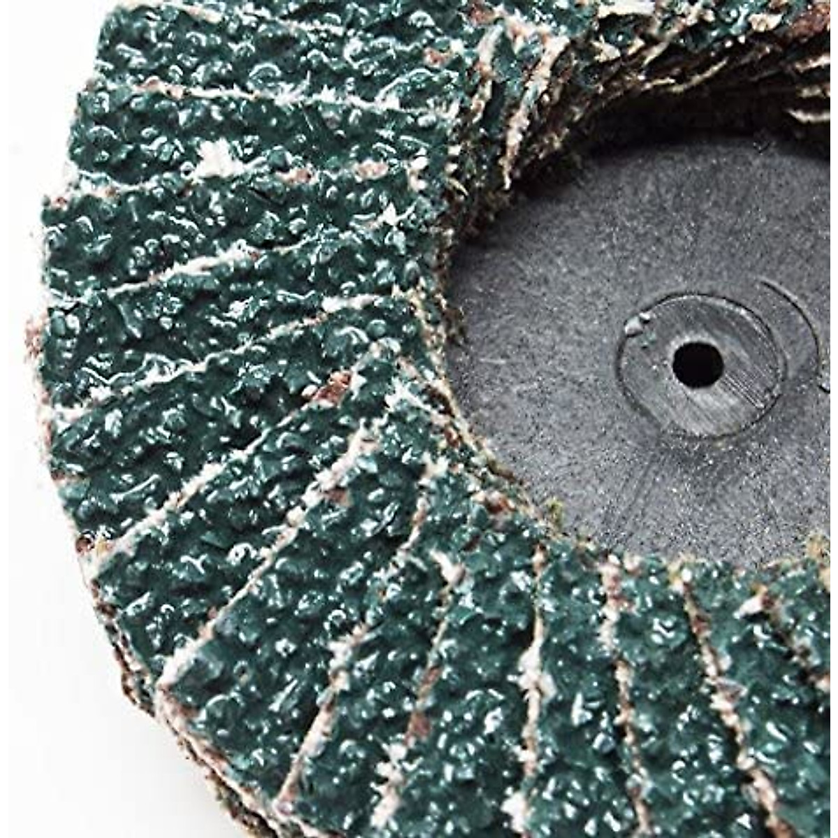 Benchmark Abrasives 2" Quick Change Zirconia Flap Disc Grinding Wheel with Male R-Type Back Design for Cleaning Finishing Deburring of Irregular Surfaces (Pack of 10) - 36 Grit