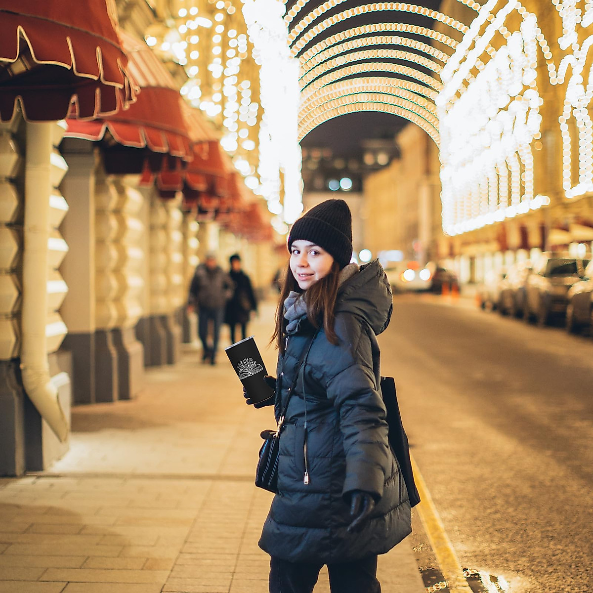 Yipaidel Floral Book 20 OZ Stainless Steel Vacuum Insulated Tumblers Lids Mug, Inspirational Gifts for Sister Best Friends Coworkers, Mothers Day Christmas, Gifts for Mom From Daughter