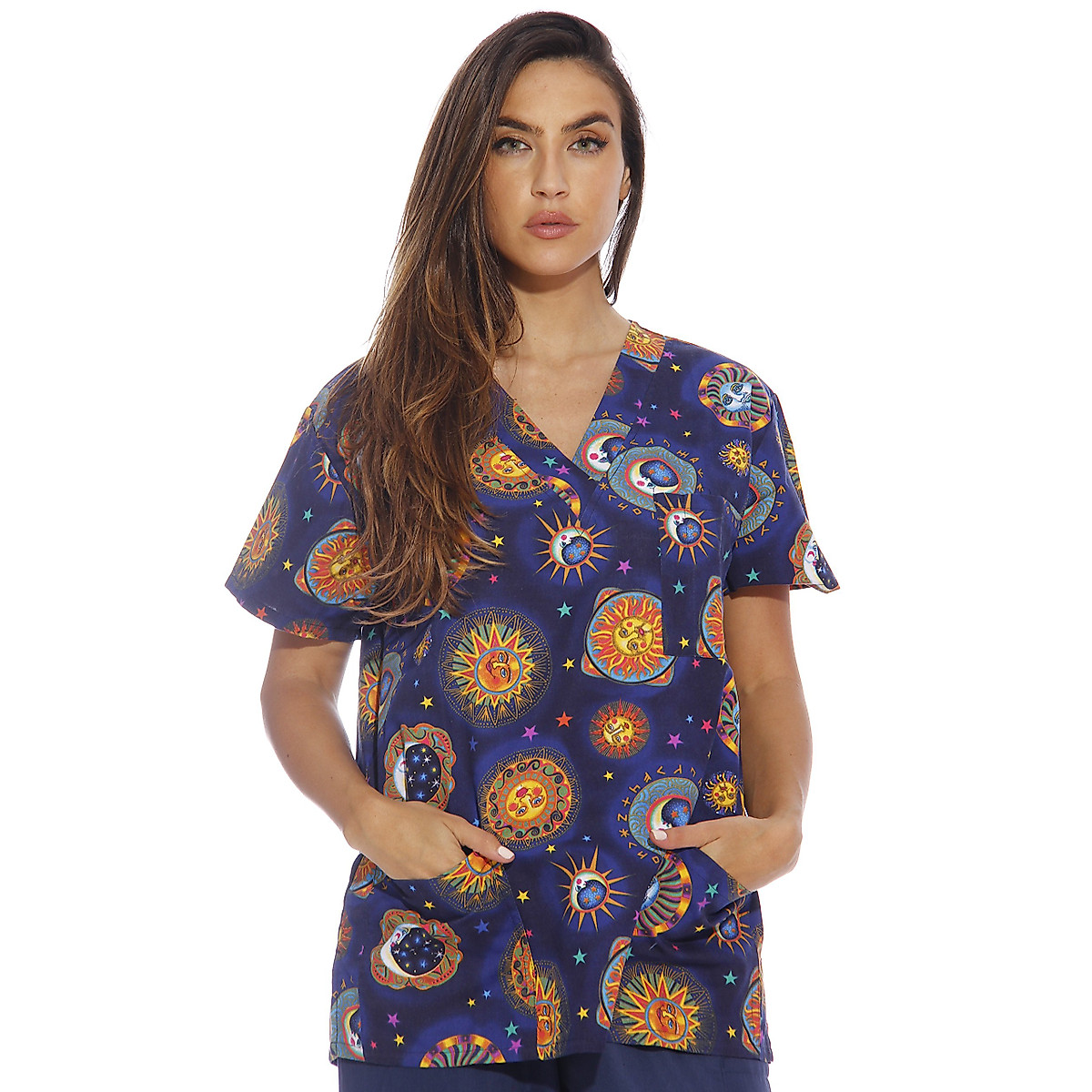 Just Love 216V-20-2X Women's Scrub Tops/Holiday Scrubs/Nursing Scrubs