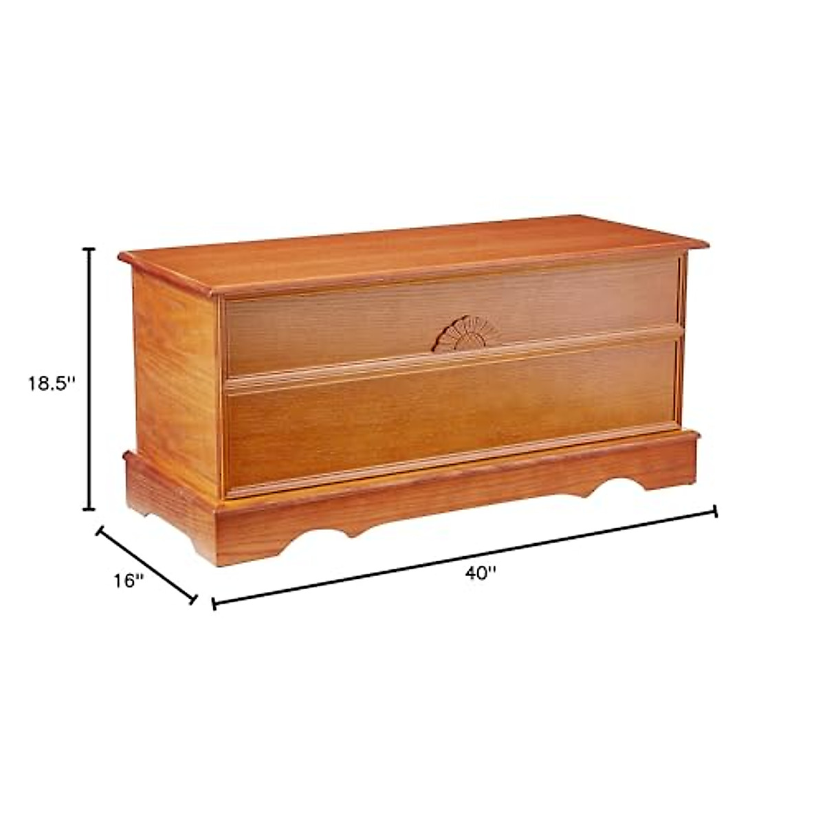Coaster Home Furnishings Paula Rectangular Cedar Chest Honey