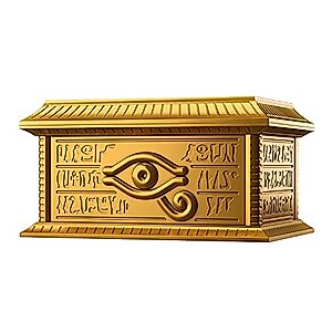ULTIMAGEAR Yu-Gi-Oh Thousand Year Puzzle Storage Box Golden Side Color Coded Plastic Model