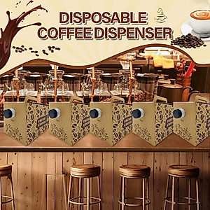 96 oz Disposable Coffee Box with Insulated Beverage Dispenser, Portable To-Go Carafe for Hot & Cold Drinks, Bulk Coffee Server for Catering, Events & Parties