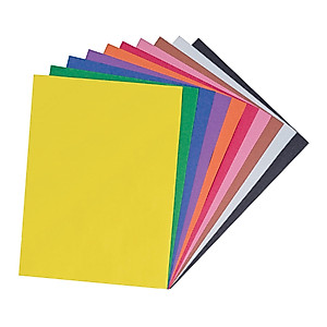Prang (Formerly SunWorks) Construction Paper, 10 Assorted Colors, 9" x 12", 100 Sheets