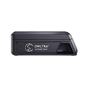 OWLTRA Indoor Electric Mouse Trap, Instant Kill Rodent Zapper with Pet Safe Trigger, Black, Small