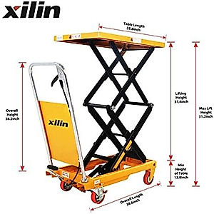 ilin Electric Pallet Jack Truck Lithium Battery 3300LBS Capacity 48" x 27" Fork Size and Manual Pallet Stacker 1100lbs Capacity 63" Lift Height with Straddle Legs Adjustable Forks