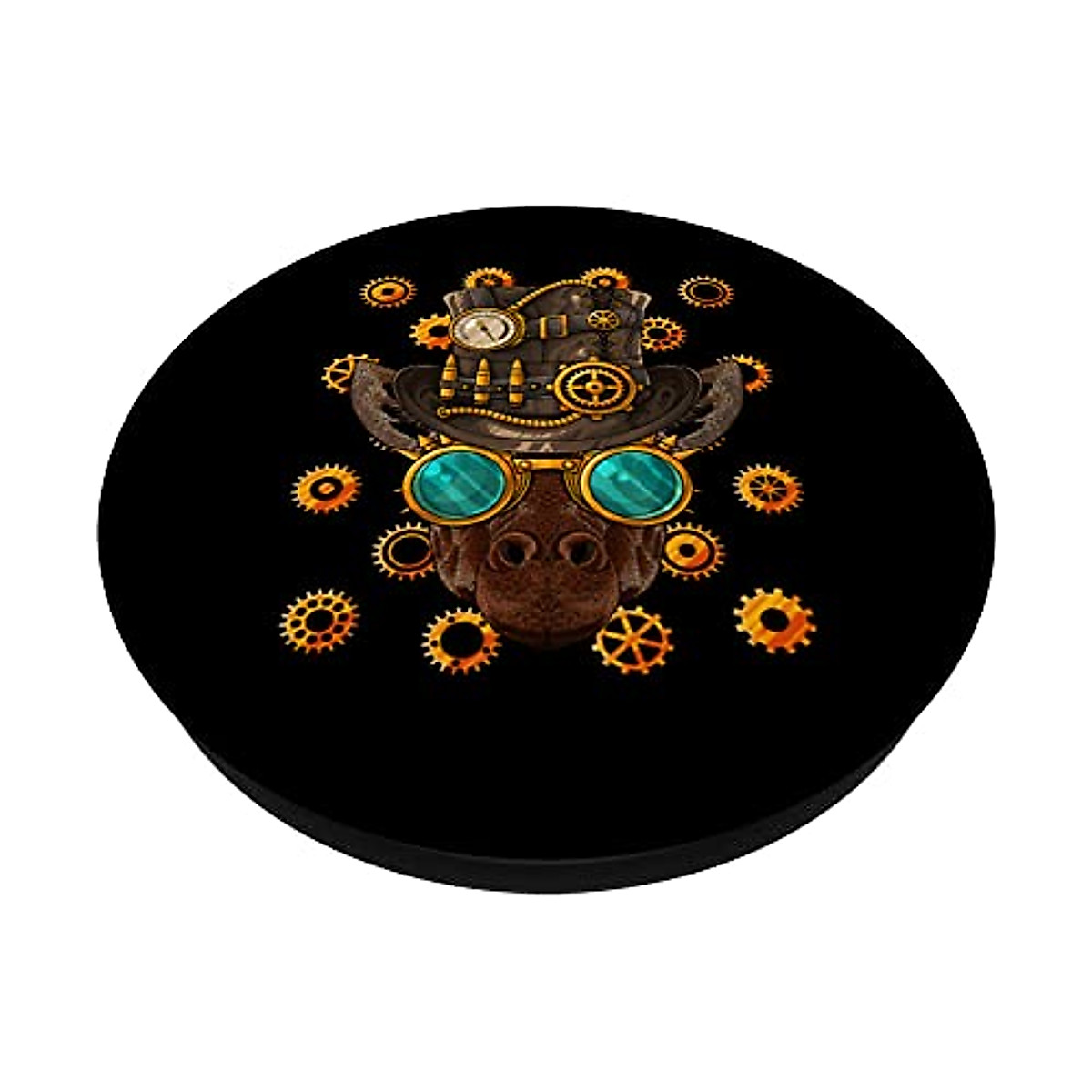 Steampunk Giraffe Medieval Victorian Steam Powered Animal PopSockets Swappable PopGrip
