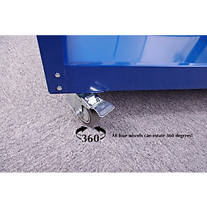 HIGOOD Heavy Duty Service Utility Cart,2 Shelf Steel, 800-Pound Capacity, 35.6 x 18.1x38-Inch