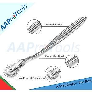 AAProTools Special Edition Pinwheel WARTENBERG Neurological Sensory Diagnostic, 1,3,5,7 Set with Case
