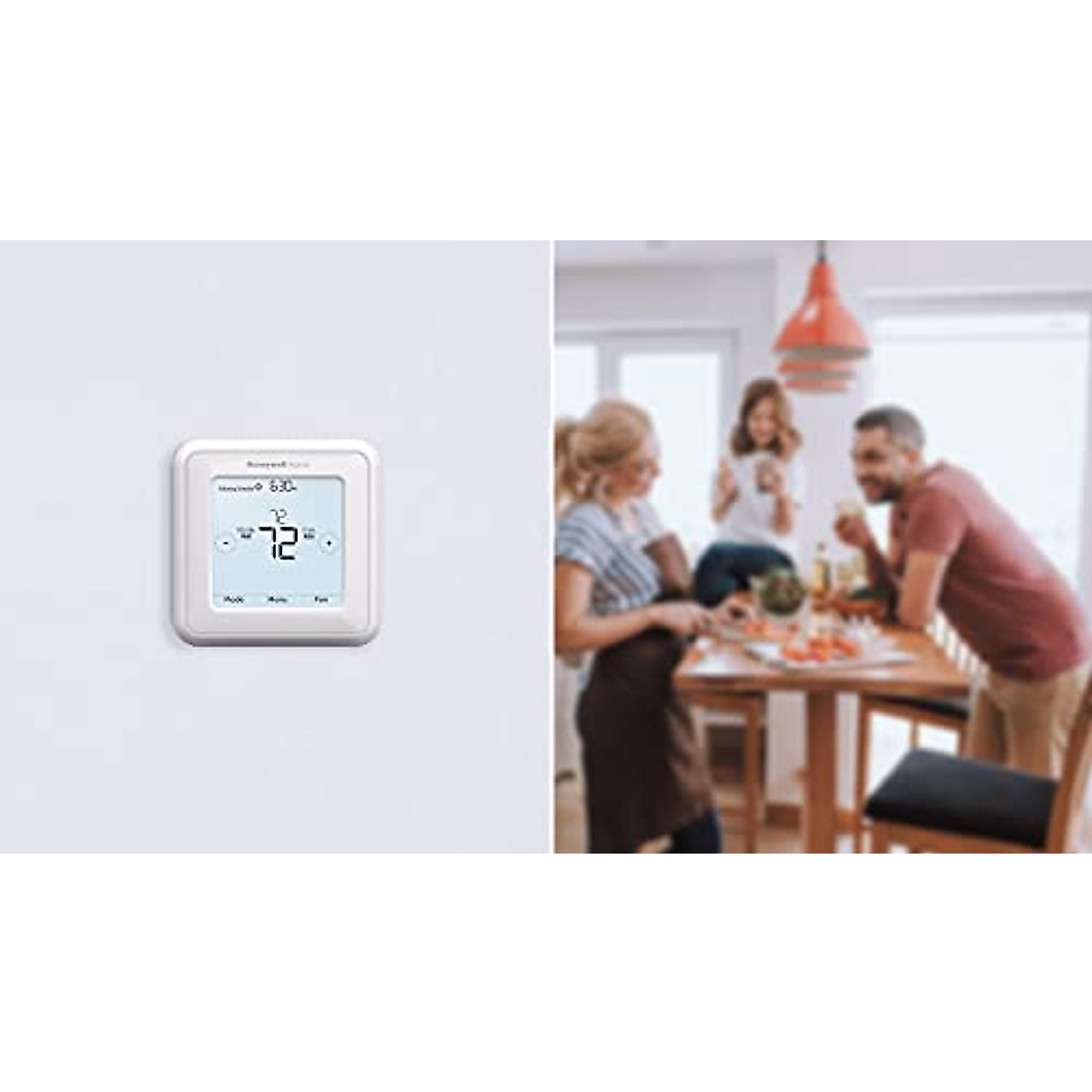 Honeywell Home RTH8560D 7 Day Programmable Touchscreen Thermostat White