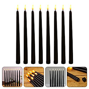 ABOOFAN 8pcs Candles, Adornments Holder Candle Home Lights Thanksgiving Decor House Decors Wedding Fake Tea Decorative Candles Tealight Tabletop Powered Props Lamps Desktop Realistic