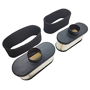 Air Filter 11013-0752 for Kawasaki FR651V FR691V FR730V FS481V FS541V FS600V FS651V FS691V FS730V Engine MIU12555 Bobcat 4164631 Lawn Mower Tractor with Pre Filter 11013-7046, pack of 2