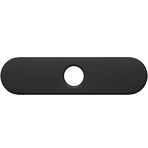 AguaStella AS60MB Matte Black Pull Down Kitchen Faucet and ASD52MB Matte Black Deck Plate Combination