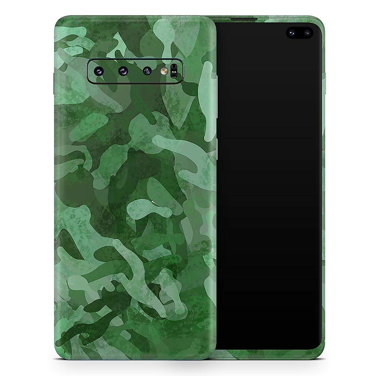 DesignSkinz Desert Green Camouflage V2 Protective Vinyl Decal Wrap Skin Cover Compatible with The Samsung Galaxy S20 (Screen Trim & Back Glass Skin)