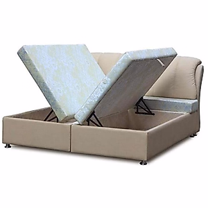 1 Pair of Bed Box Hinges, lid Hinge Sofa Bed Storage Lift Hinge Spring Mechanism for Storage Benches and beds with Bed Boxes, Sofa Bed Furniture