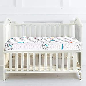 Premium Foam Hypoallergenic Crib Mattress and Toddler Mattress, 5" Dual-Sided, Breathable, and Firm Toddler Bed Mattress,Toddler Mattress for Toddler Bed, Fits Standard Full-Size Crib and Toddler Bed
