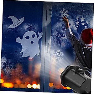 NOLITOY Christmas Window Projector Outdoor Christmas Projector Snowflake Projector Lights Projection Light Animation Projection Lamp Portable Christmas utenciles Plastic 1 Set