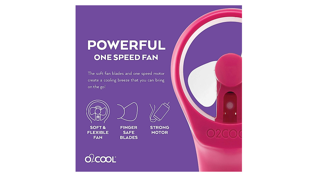 O2COOL Portable Misting Fans - Stay Cool Anywhere!