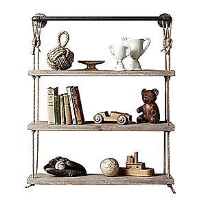 Gdrasuya10 Wall Mounted Bookshelf, Modern Wood Book Shelves,Wall Shelf Unit Bookshelf Hanging Wall Shelves Farmhouse Kitchen Bar Shelving
