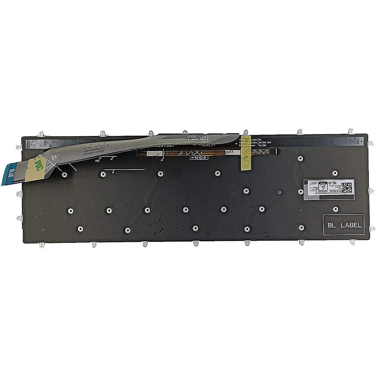 Replacement Keyboard for Dell G5 5500 5587 5590, G5 SE 5505, G7 7588 7590 7790, G3 3579 3779 3590 Series Game Laptop, Dell G5 5587 Replacement Keyboard with Blue Frame with Backlit US Layout