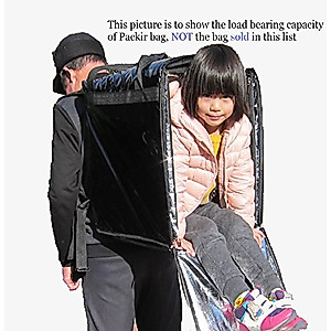 PK-76F: Large Doubledeck Insulated Pizza/Food Delivery Backpack, 16"x 15"x 18", with Divider, Cup Holder. Waterproof Thermal Food Take-Out Box, Keep Hot/Cold, 76Liters (Black)