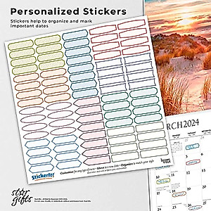 From the Book of Psalms | 2024 12 x 24 Inch Monthly Square Wall Calendar | Sticker Sheet | StarGifts | Religion Hymns Lord