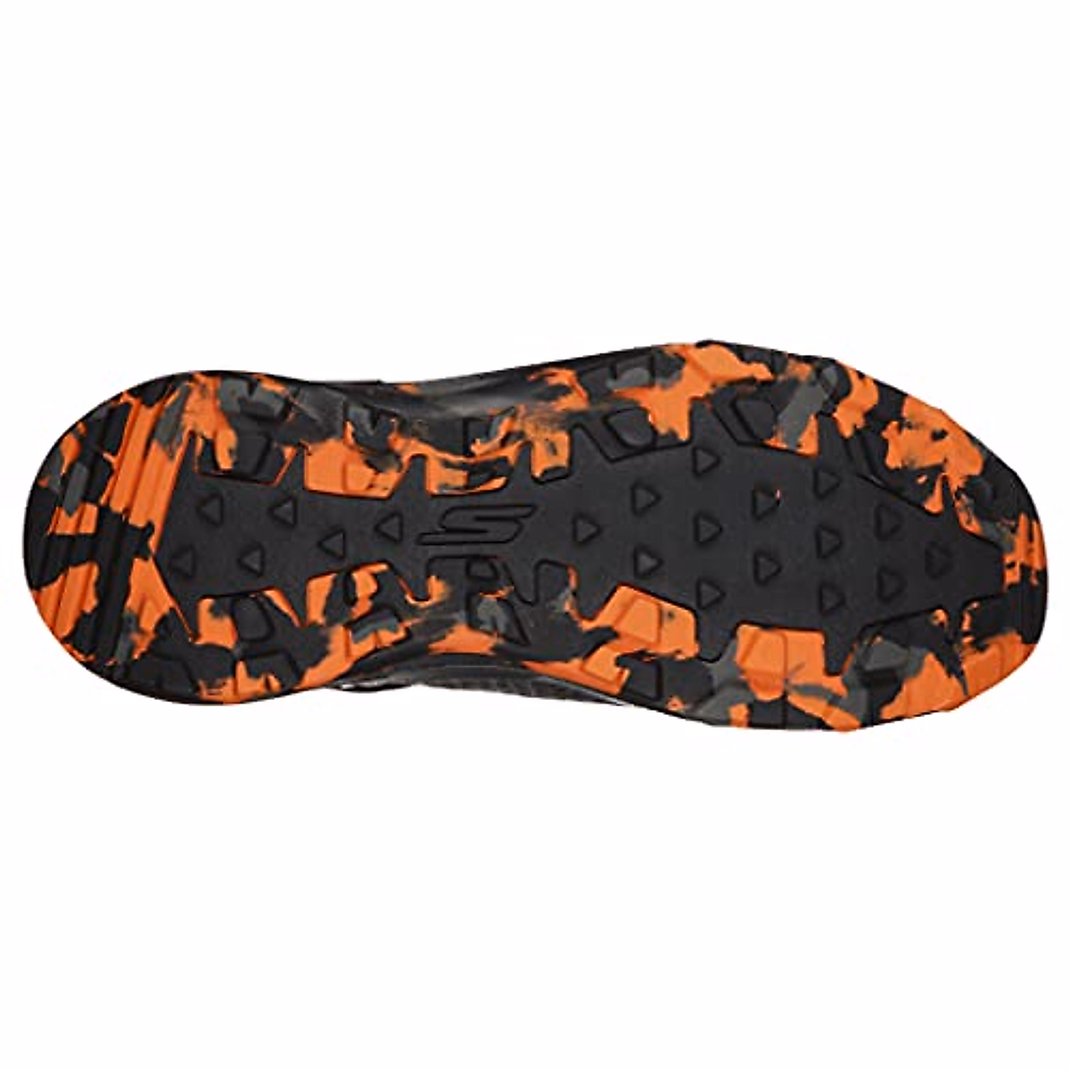 Skechers Men's GOrun Altitude-Trail Running Walking Hiking Shoe with Air Cooled Foam Sneaker, Charcoal/Orange/Black, 13