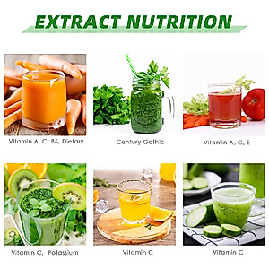 Masticating Juicers, Celery Slow Juicer Machine Cold Press Juicer for Celery/Vegetable/Wheat, Extractor de Jugos y Vegetales, Juice Extractor Machine with Cleaning Brush, Easy to Clean