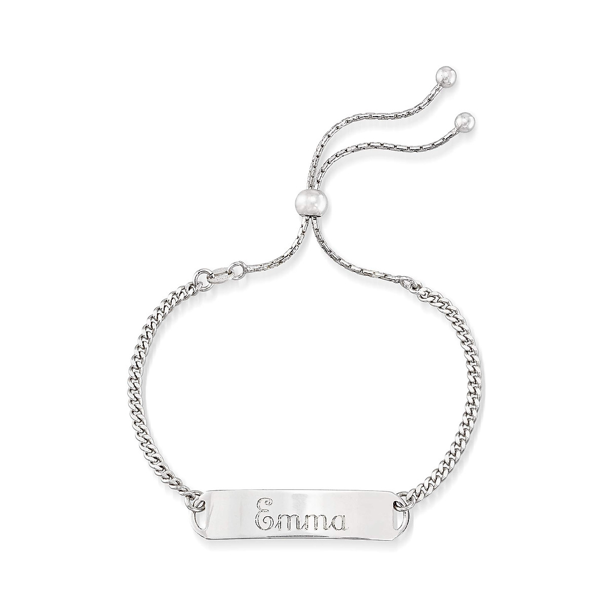 Ross-Simons Name - Italian Sterling Silver Id Bolo Bracelet