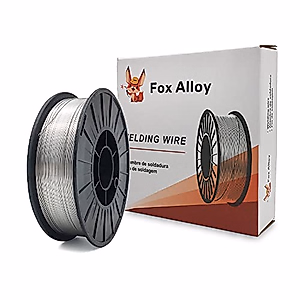 Fox Alloy E71T-GS 0.030'' 10LB Flux Core Gasless Mig Wire Spool Welding Wire Mild Steel Filler Meta (0.030'')