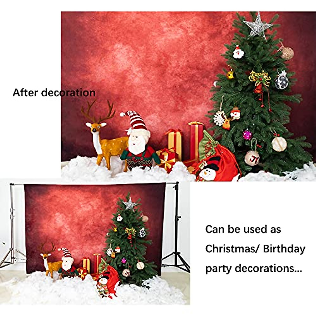 Kate 5x7ft/1.5x2.2m Red Abstract Backdrop Retro Dark Red Texture Portrait Photography Backgrounds Studio Props