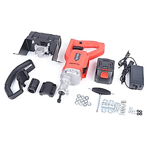 Electric Battery Powered Concrete Power Screed with 5 FT Stainless Steel Board 3000-6000RPM Speed, Efficient & Portable