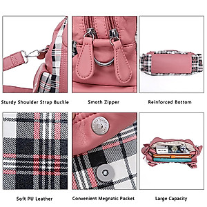 Angel Kiss Purses for Women, Large Shoulder Bag Hobo Tote Purse Mutipocket Faux Leather Satchel Hobo Purse