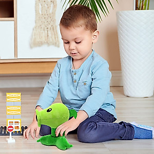 Maikerry 1 PC Plants VS Zombies Plush Toy,Stuffed Soft Doll Peashooter Plush Toy,Great Gifts for Kids and Fans, Christmas, Hallowen