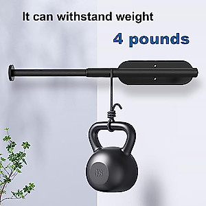 Baisyne Steel Retractable Paper Towel Holder for Kitchen Under Cabinet, Toilet (Black)