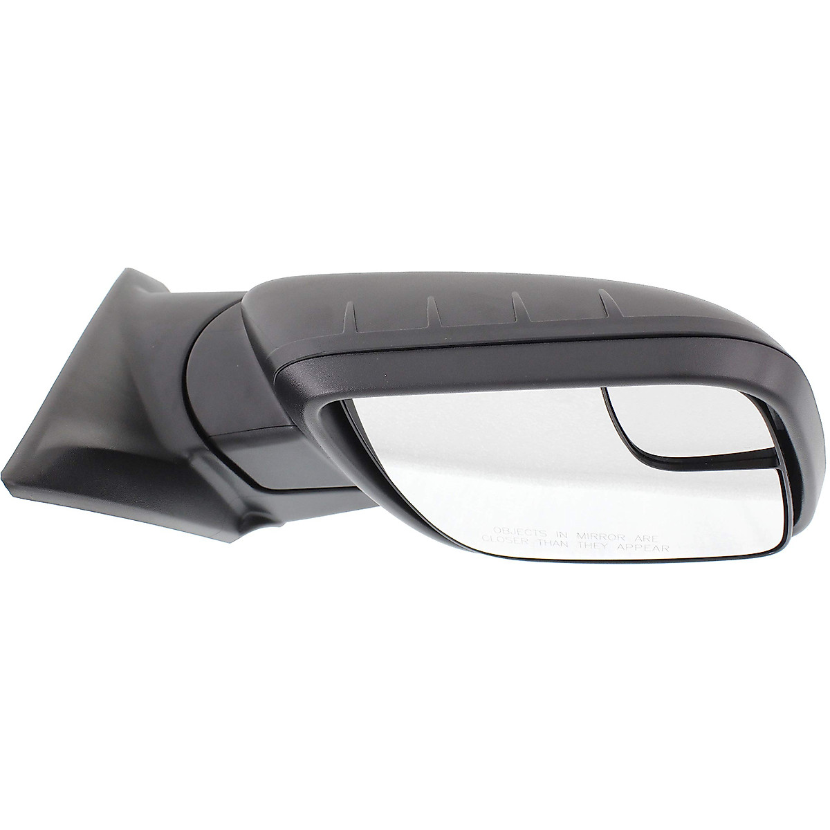 Kool Vue Passenger Side Power Non-Heated Mirror for Ford Explorer 2011-2015 Manual Fold With Spotter Glass; Without Signal Light, Memory & Puddle Lamp Textured