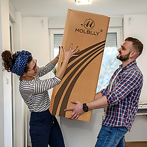 Molblly Queen Mattress, 14 inch Gel Memory Foam Mattress - Bed Mattress in a Box, Multi-Layered Foam, Comfort and Relieve Pressure