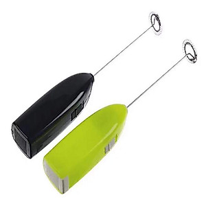 yanguilai Household Electric Handheld Kitchen Tool Egg Beater Mini Electric Mixers (Black,1pcs)