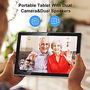 Android 11.0 Tablet, 10 Inch Tablet, 3GB RAM, 64GB ROM Support Wi-Fi 5+8 MP Dual Camera, Octa-Core Processor, HD IPS Screen, 128GB Expand, 6000mAh, Type-C Port, Brushed Texture Back