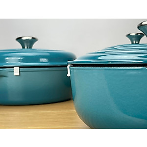 Gadget Ray Dutch Oven Lid Protector Clips Flexible Bumper for Storage Pack of 12 Made in The USA (White)