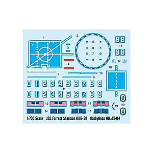 Hobby Boss USS Forrest Sherman DDG-98 Model Kit