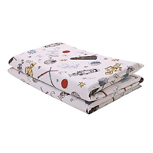 Star Wars Rule The Galaxy White, Blue, Grey Preschool Nap Pad Sheet