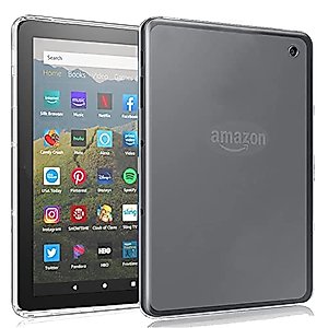 Zeking Designed for Amazon Fire HD 8 (2020) Case, Amazon Fire HD 8 Plus (2020) Case, Amazon Fire HD 8 (2022) Case, Anti-Scratch Ultra Slim Thin TPU Rubber Soft Skin Silicone Premium Protective Case