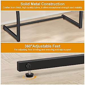 Honiter Towel Racks for Bathroom, Free Standing Towel Rack, Pool Towel Racks Outdoor, 4 Tier Wide Metal Towel Bar Stand, Blanket Ladder Holder, Drying and Display Rack for Oversized Bath Towel