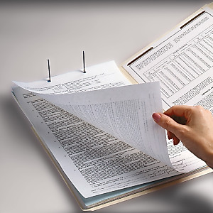 Smead Fastener File Folder, 2 Fasteners, Reinforced 1/3-Cut Tab, Letter Size, Manila, 50 per Box (14537)